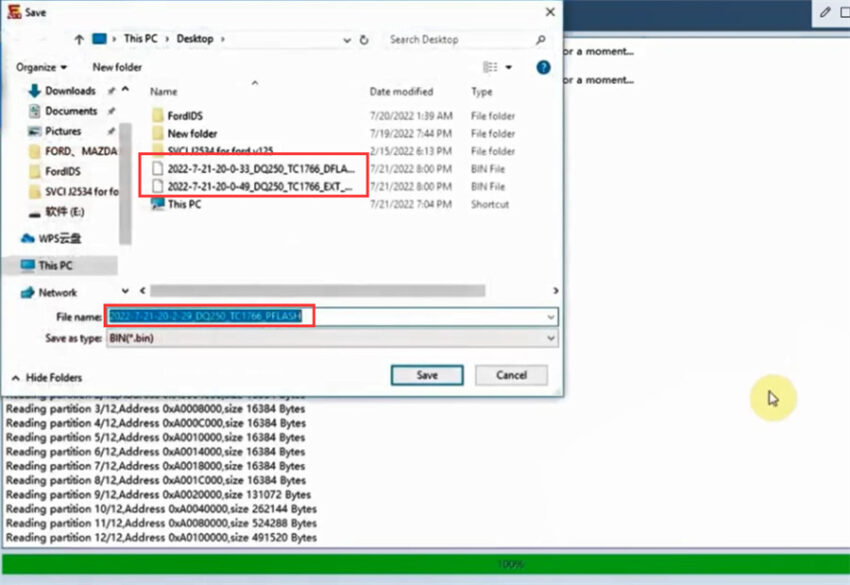 CG FC200 Full Backup 2010 VW DQ250 TC1766 on Bench